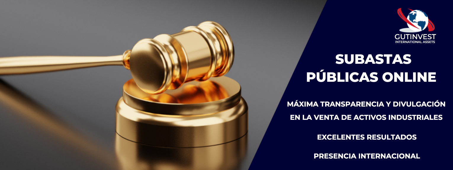 Subastas industriales online - Subastas maquinaria e inmuebles